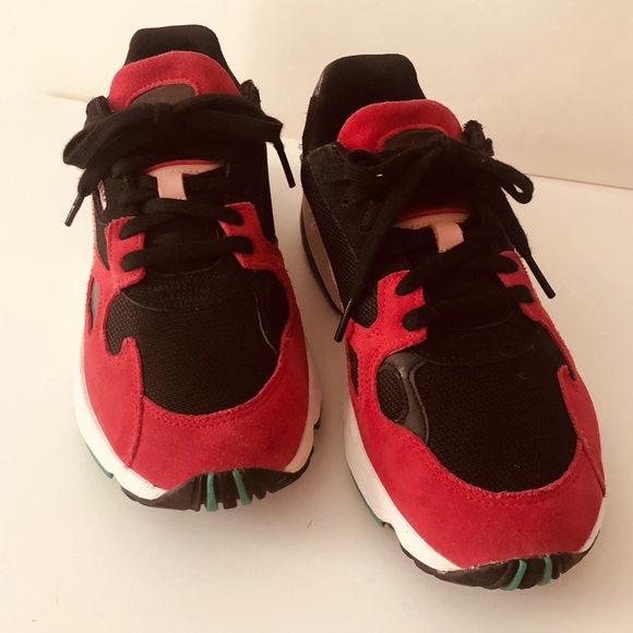 adidas | Shoes | Adidas Red And Black Sneakers | Poshmark